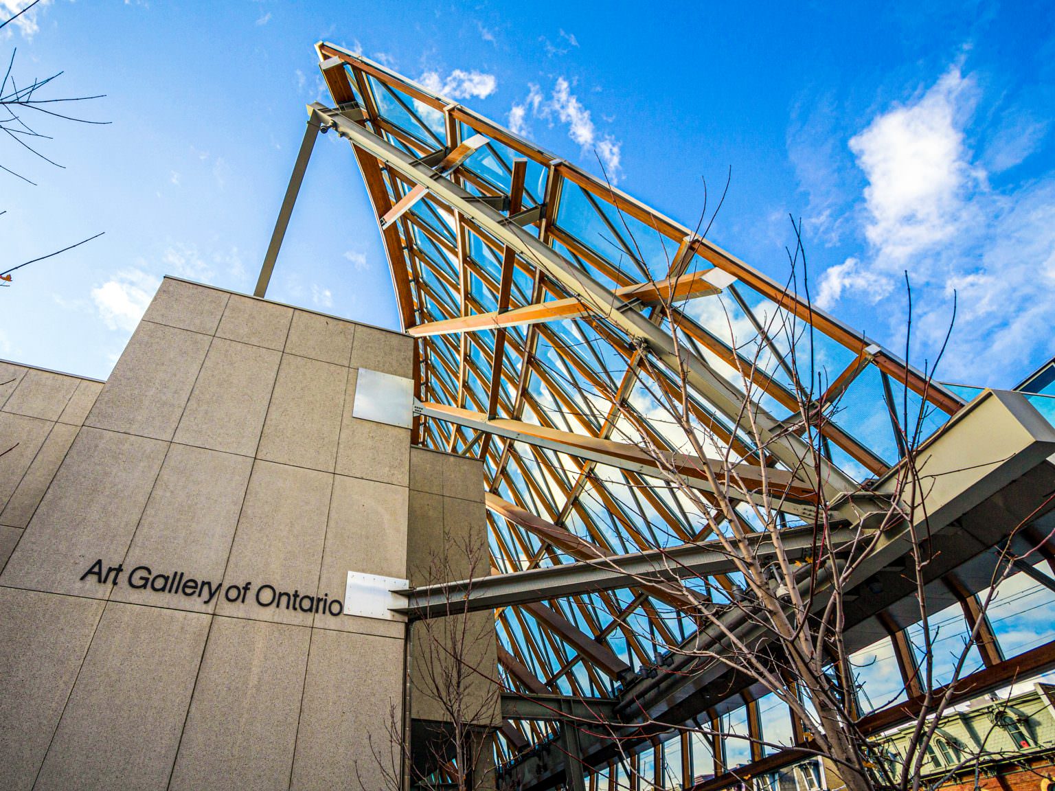 TORONTO, CANADA - NOVEMBER 14, 2018: Art Gallery of Ontario entrance ...