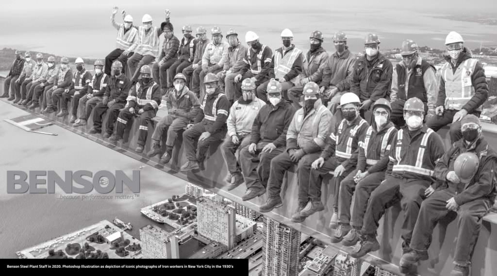 Lunch Atop a Skyscraper ... Benson version » Benson Steel