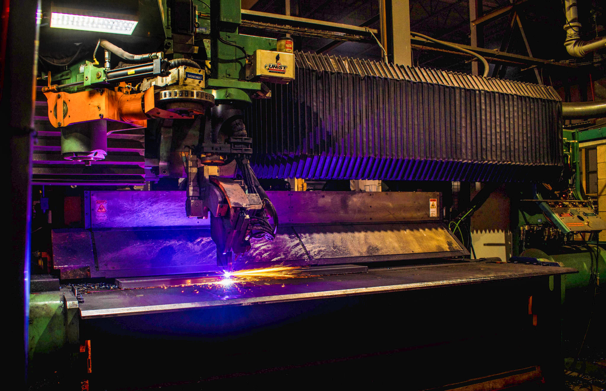 Our process capabilities & fabrication power » Benson Steel
